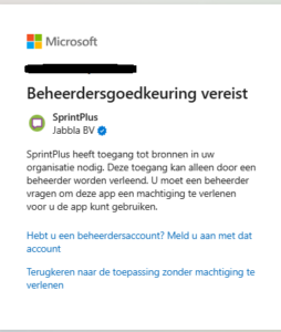 OneDrive koppeling in SprintPlus.online – SprintPlus